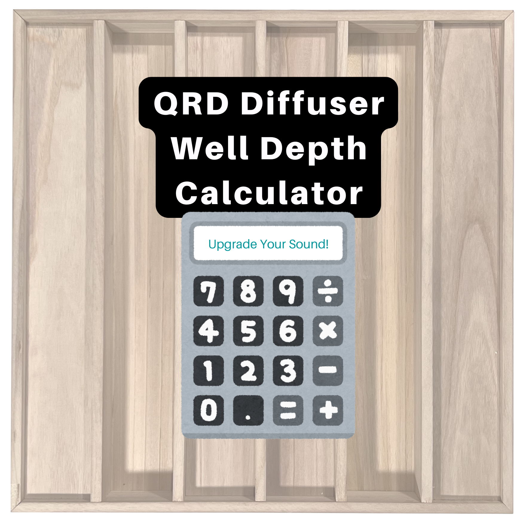 QRD Diffuser Well Depth Calculator – SoundAssured