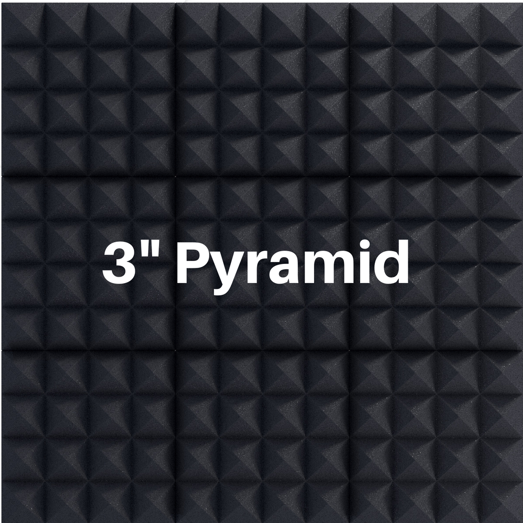 Acoustic Foam Pyramid Panels | Studio & Home Sound Treatment – SoundAssured