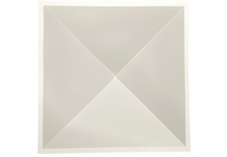 Big Pyramid Diffuser Panels - 12 Pack - PVC - White Color - 3D Wall An ...
