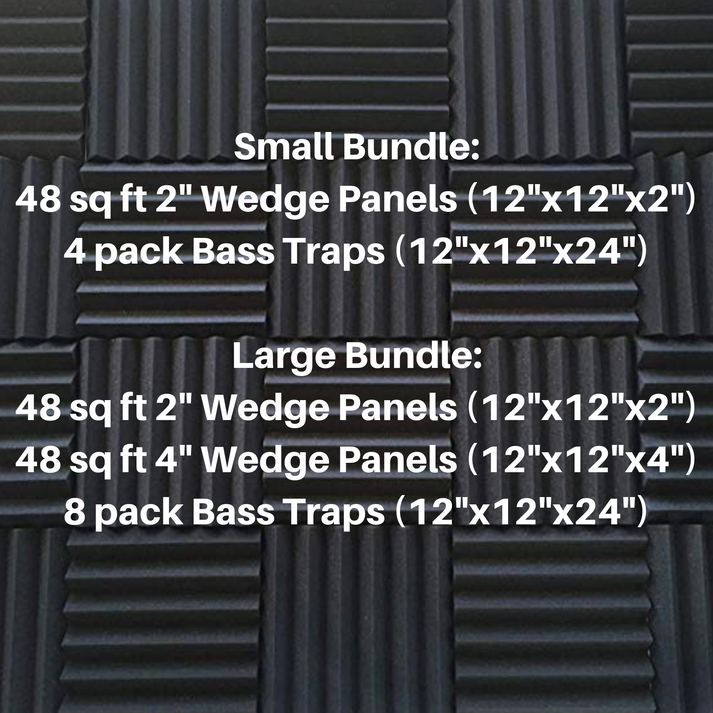 Recording Studio Acoustic Treatment Bundles – SoundAssured